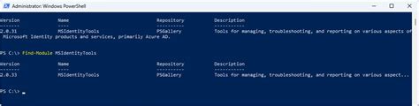 Msidentitytools Powershell Module V2033 Released Icewolf Blog