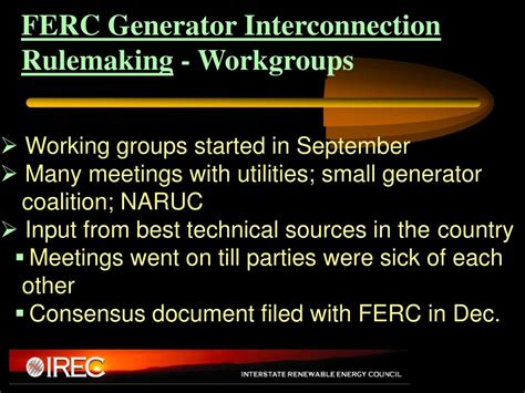 Ppt Kansas Interconnection Implementation Workshop The Ferc Process