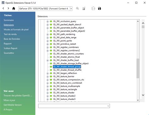 Opengl Extensions Viewer