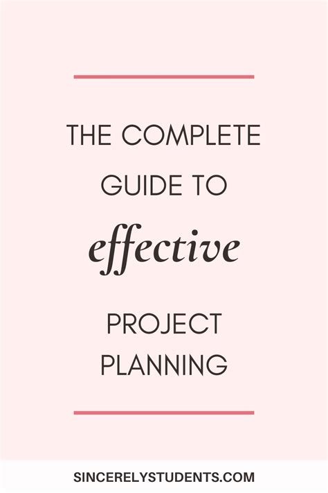 The Ultimate Project Planning Guide Ensure Effective Successful Project Planning In 8 Steps