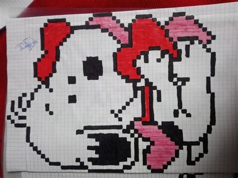 Snoopy Amour Pixel Art Pixel Art Pixel Art Facile Art Facile