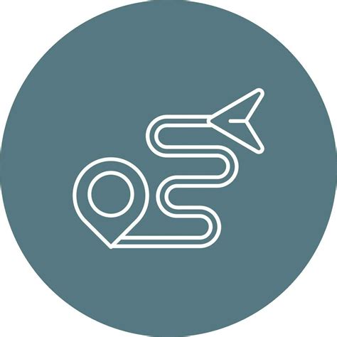 Route Line Color Circle Icon 36972217 Vector Art At Vecteezy