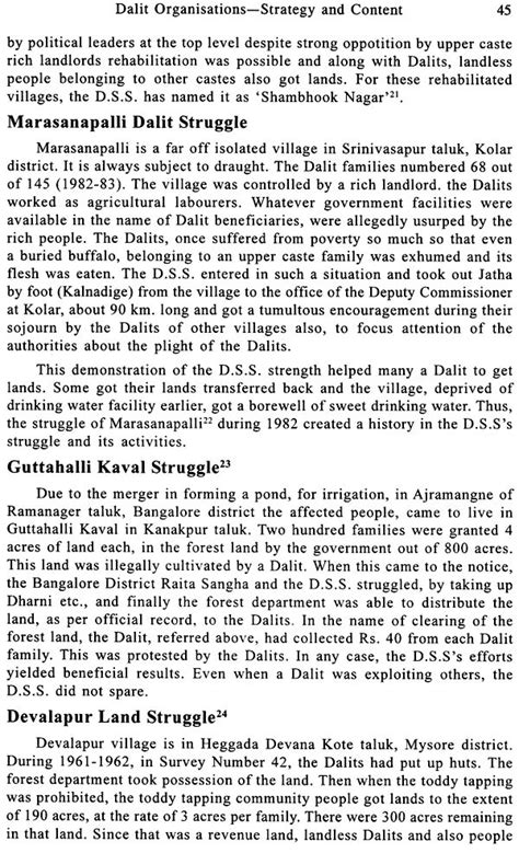 Dalit Movement In Karnataka An Overview Exotic India Art