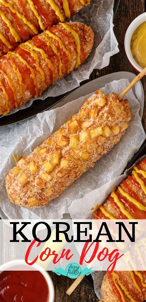 Deliciously Cheesy Korean Street Corn Dogs Recipes Based On