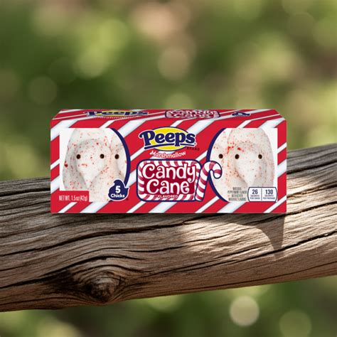 Peeps Candy Cane Chicks 5pcs American Candy Store