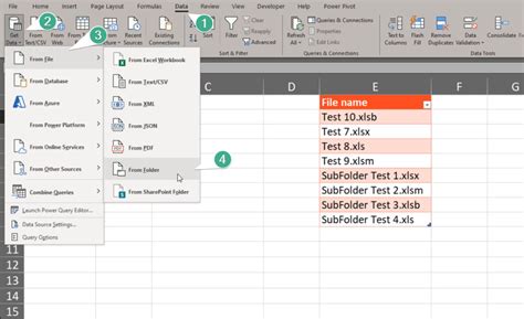List Of File Names From A Folder Excel Power Query 05 Excel And Adam