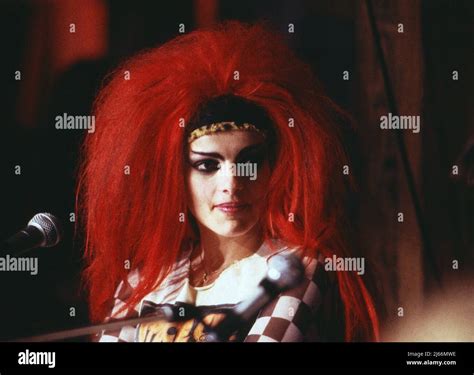 Nina Hagen Deutsche Sängerin Und Schauspielerin Deutschland Um 1989