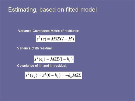 Lecture 13 Diagnostics In MLR Variance Inflation Factors
