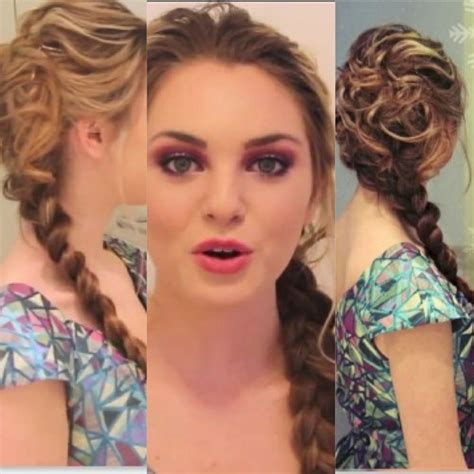 Pretty Side Braid Amber Hair Fancy Hairstyles Hair Beauty