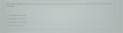 Solved Consider A Graph Of Isoquants With Capital On The