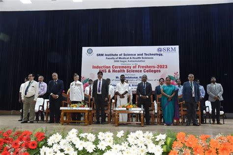 Srm Ist Chennai On Linkedin Srmist Induction Ahs