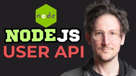 Build A Restful User Api With Node Js And Express Step By Step Youtube
