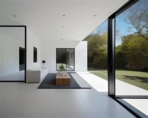 Una Gran Casa Blanca Con Un Gran Ventanal Que Dice La Palabra Foto