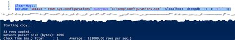 A Trusty Old Friend The BCP Utility SQLServerCentral