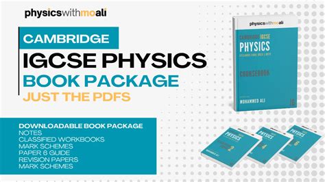 Cambridge Igcse Physics Book Package Physics With Mo Ali