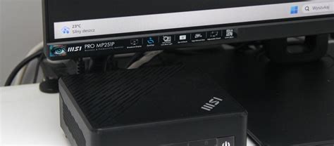 Msi Cubi Mikrokomputer Z Uniwersalnym Monitorem
