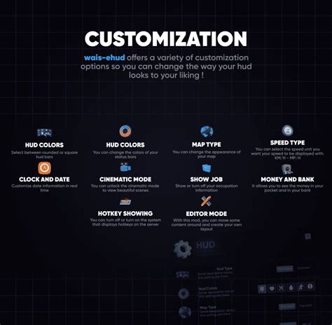 Status Hud V55 Advanced HUD Settings Menu Standalone FiveM Store