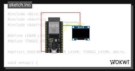 Oled Dewi Nurlaili Wokwi Esp32 Stm32 Arduino Simulator