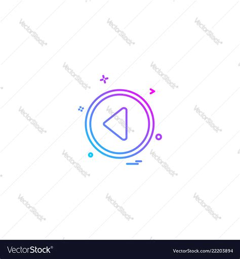 Multimedia Buttons Icon Design Royalty Free Vector Image