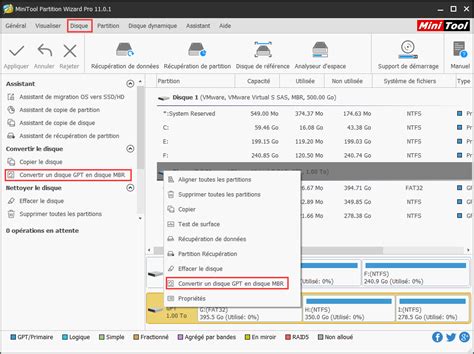Comment Convertir Un Disque Gpt En Disque Mbr Minitool Partition Wizard