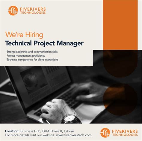 Fiverivers Technologies On Linkedin Technicalprojectmanager Hiring Fiveriverstechnologies Frt