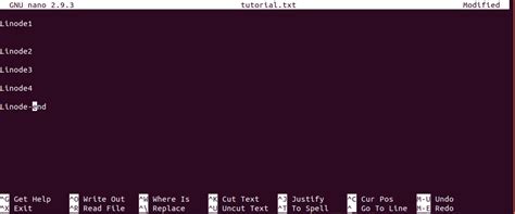 How To Use Nano Text Editor Commands In Linux Linode Docs