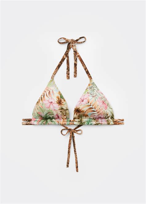 Triangle Bikini Top Wild Tropics Calzedonia
