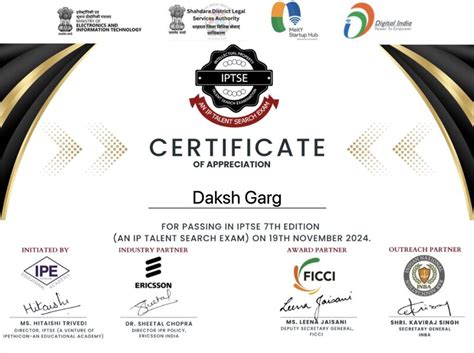 Daksh Garg On Linkedin Ipr Intellectualproperty Iptse