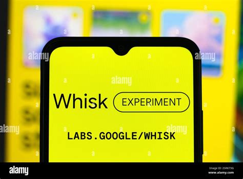 In this photo illustration, the Google Whisk AI logo is seen displayed ...