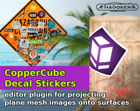 CopperCube Decal Stickers By HADOKEN RECORDS