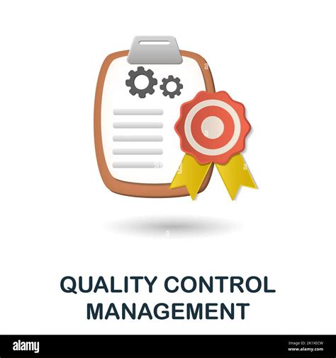 Quality Control Management Icon 3d Illustration From Company