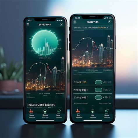 Premium Photo Mobile App Layout Design Of Startup Investment Platform Modern And Sleek Layout