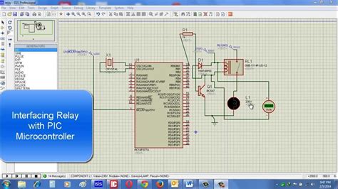 Interfacing Relay With Pic Microcontroller Youtube