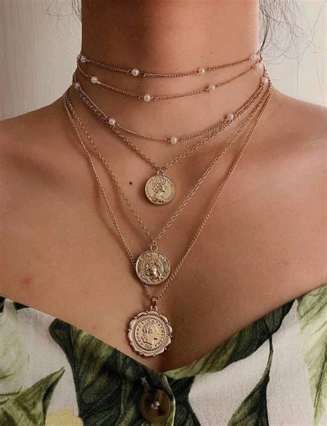 Gold Silver Layered Choker Double Layer Choker Layer Gold Necklace
