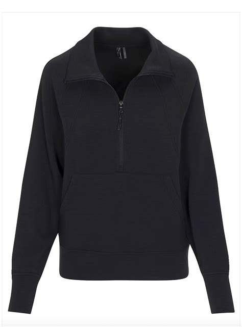 North River W Seneca Mock Neck Black