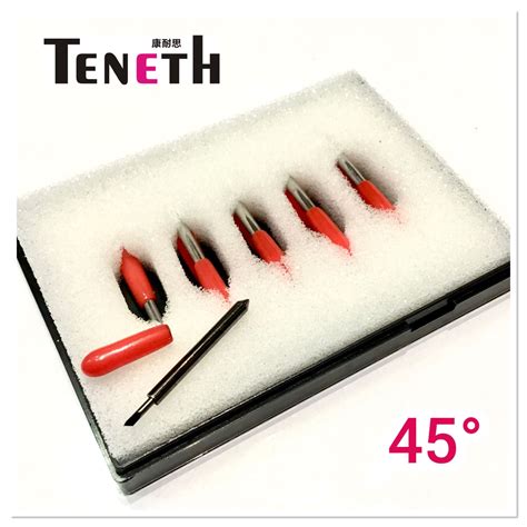 ใบมีดเครื่องตัดสติ๊กเกอร์ สำหรับเครื่อง Teneth ราคาต่อ 1 กล่องพร้อม