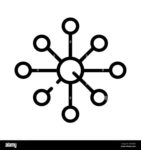 Connections Icon Or Modern Line Symbol Vector Line Art And Icon Design