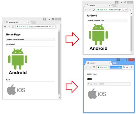 universal link trên ios