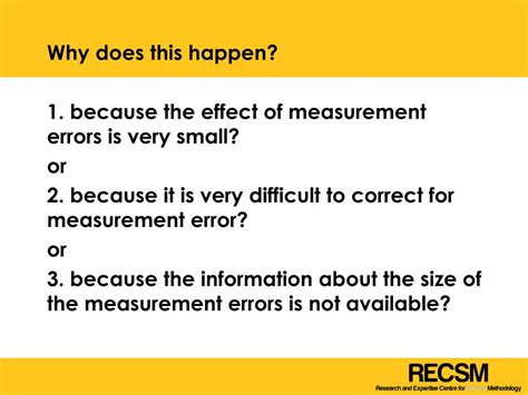 Ppt Correction For Measurement Error In Survey Research Using Sqp Powerpoint Presentation Id