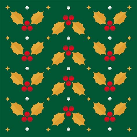 Premium Vector Vintage Christmas Pattern
