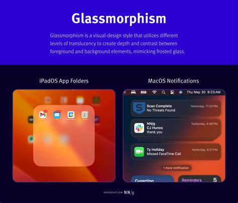 Nielsen Norman Group On Linkedin Glassmorphism Microsoft Apple