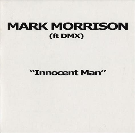 Mark Morrison Innocent Man Uk Promo Cd R Acetate —