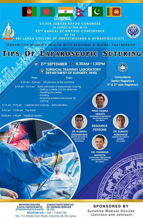 Tips Of Laparoscopic Suturing Slcog Safog Congress 2022