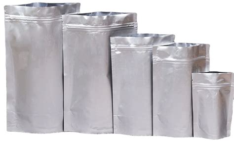 Premount 100 Mylar Bags For Food Storage Resealable And Durable
