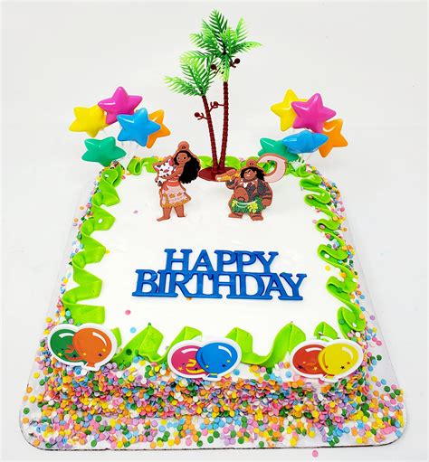Moana Happy Birthday Cake Topper Printable Printable Free Templates