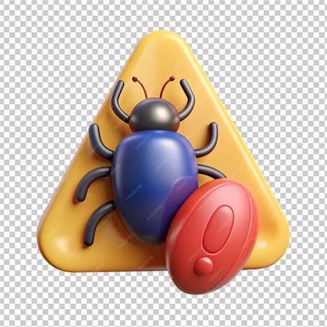 Premium Psd 3d Rendering Bug Isolated Useful For Technology Programming Development Coding