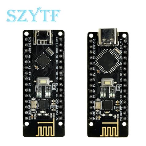 Rf Nano Nano V3 0 Micro Usb Board Atmega328p Qfn32 5v 16m Ch340 Integrate Nrf24l01 2 4g Wireless