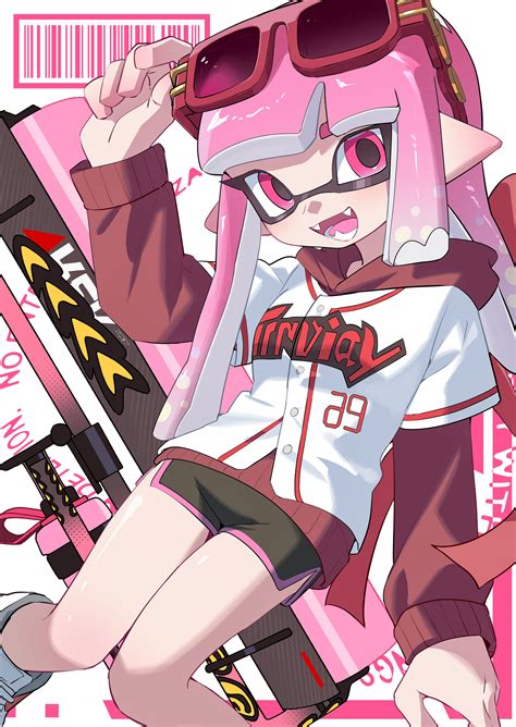 Inkling Player Character And Inkling Girl Splatoon And More Drawn By Namazuoku Danbooru
