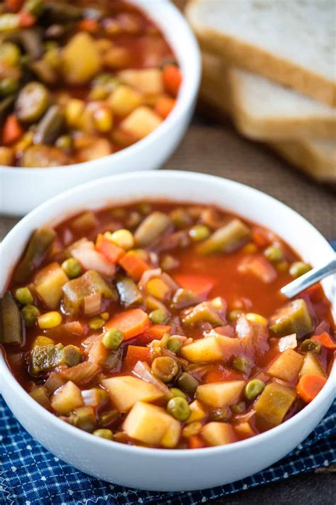 Easy Tasty Vegetable Soup Recipe At Catherine Fletcher Blog