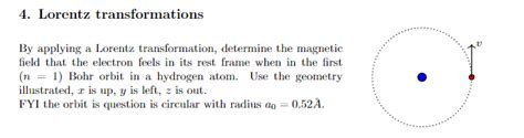 Solved 4 Lorentz Transformations By Applying A Lorentz